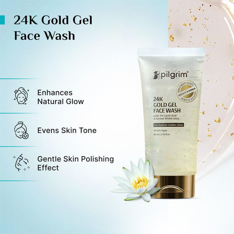 Buy 24K Gold Gel Face Wash | Korean Beauty Product