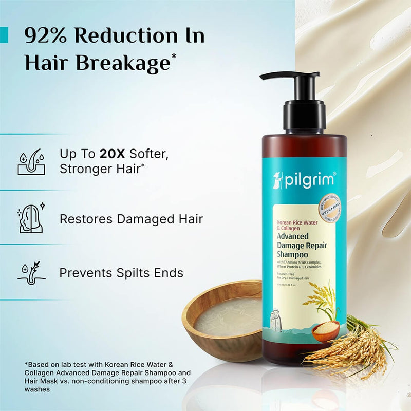 Korean Rice Water & Collagen Advanced Damage Repair Shampoo