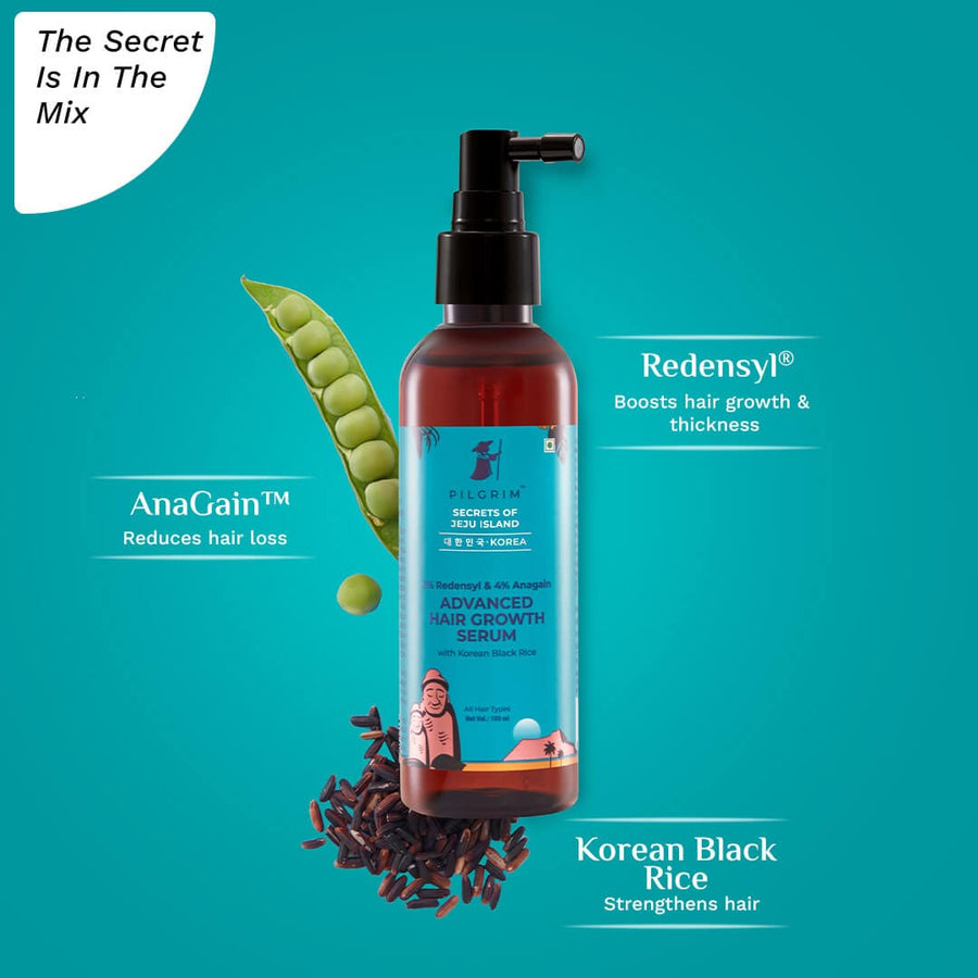 3% Redensyl & 4% Anagain Advanced Hair Growth Serum | Pilgrim Hair ...