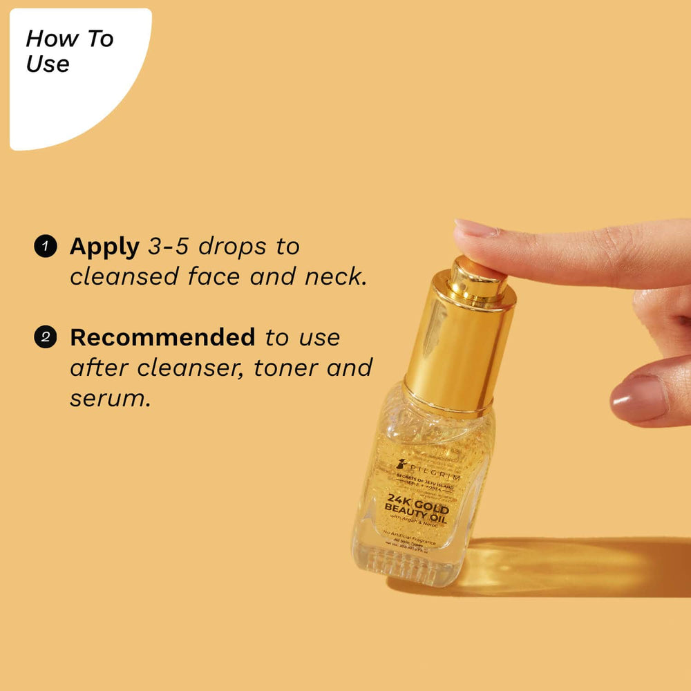 Buy 24K Gold Beauty Oil Online For A Glowing Complexion