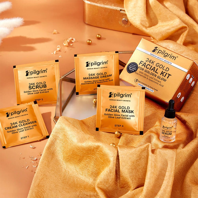 Buy 24K Gold Skincare Gift Set For A Golden Glow