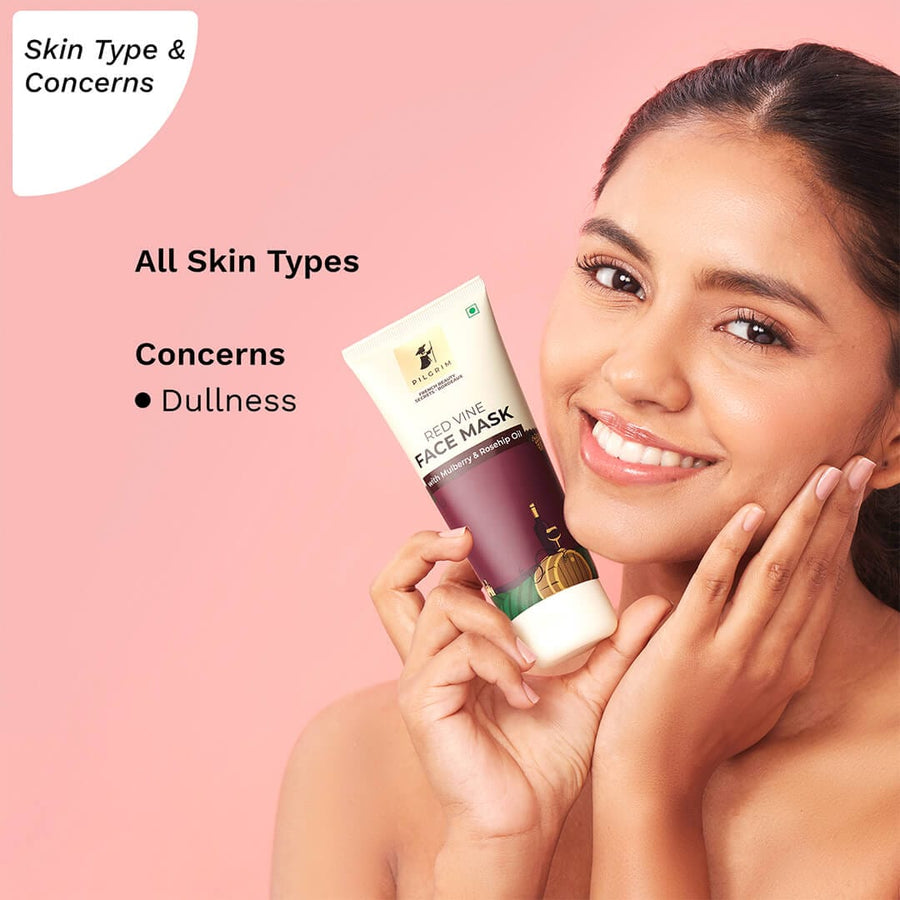 Buy Red Vine Face Mask With Mulberry & Rosehip Oil