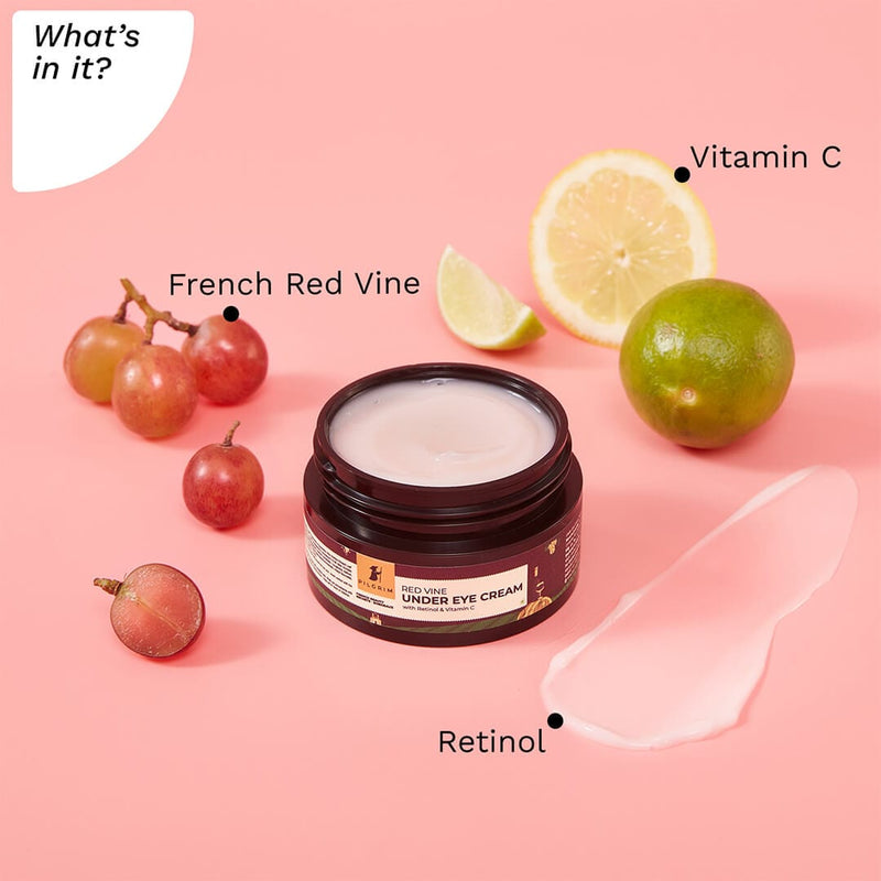 Buy Red Vine Under Eye Cream With Retinol & Vitamin C
