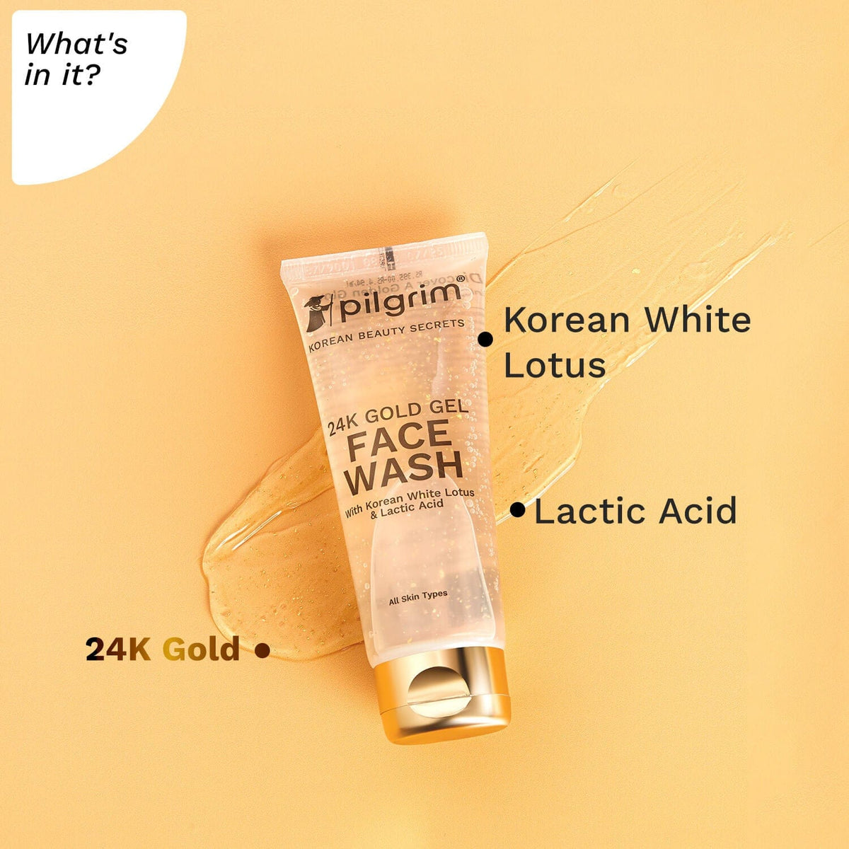 Buy 24K Gold Gel Face Wash | Korean Beauty Product