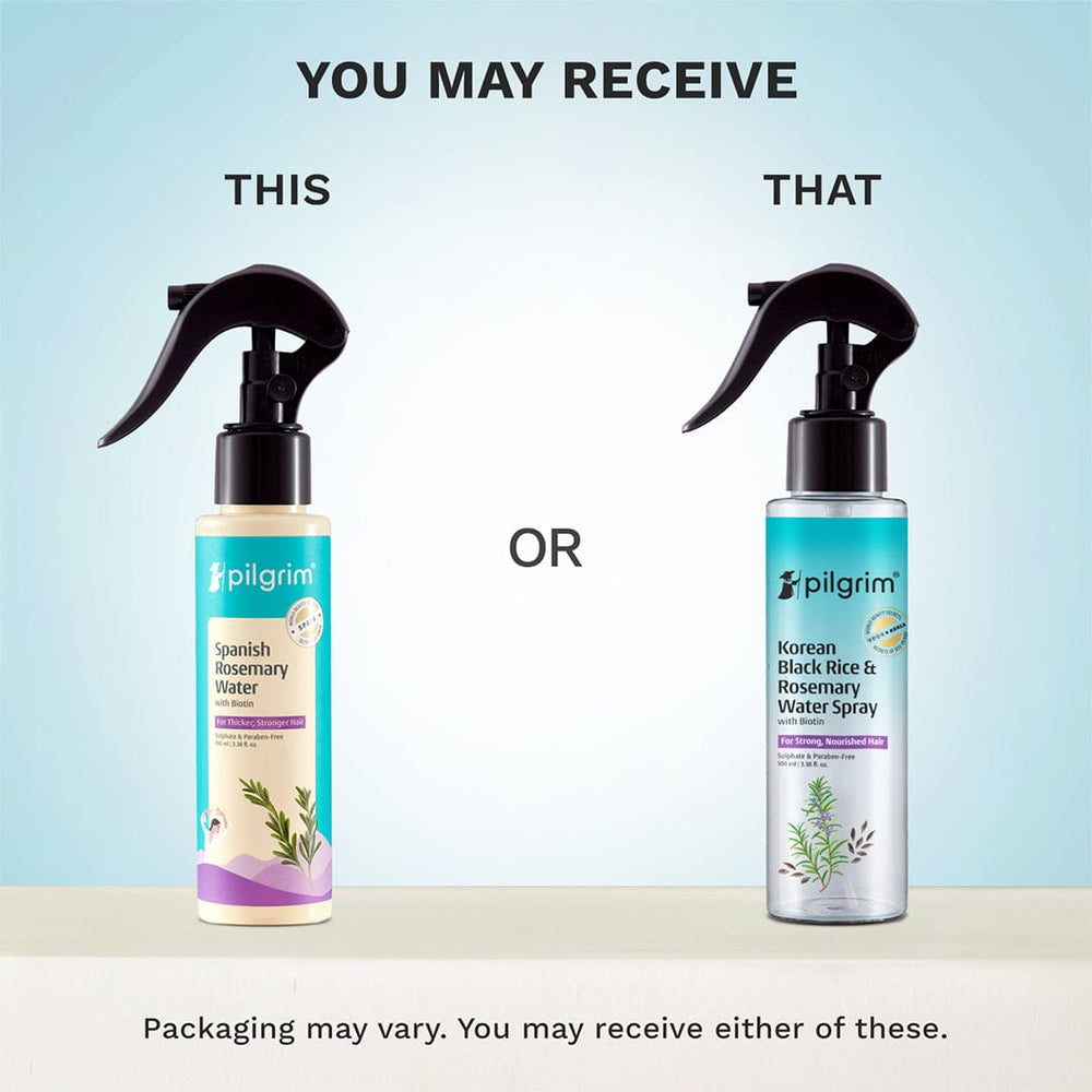 Korean Black Rice and Rosemary Water Spray With Biotin